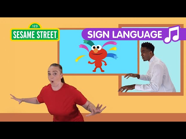 Sesame Street Play 123 Freeze With Elmo In American Sign Language