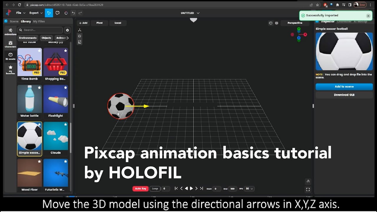 Pixcap Animation Basics Tutorial Part 1 By Holofil Youtube