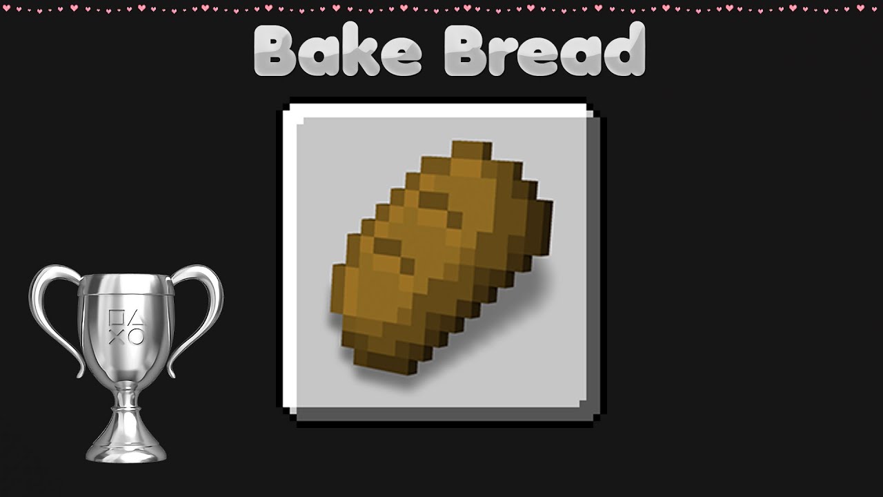 Minecraft Trophy Bake Bread Youtube