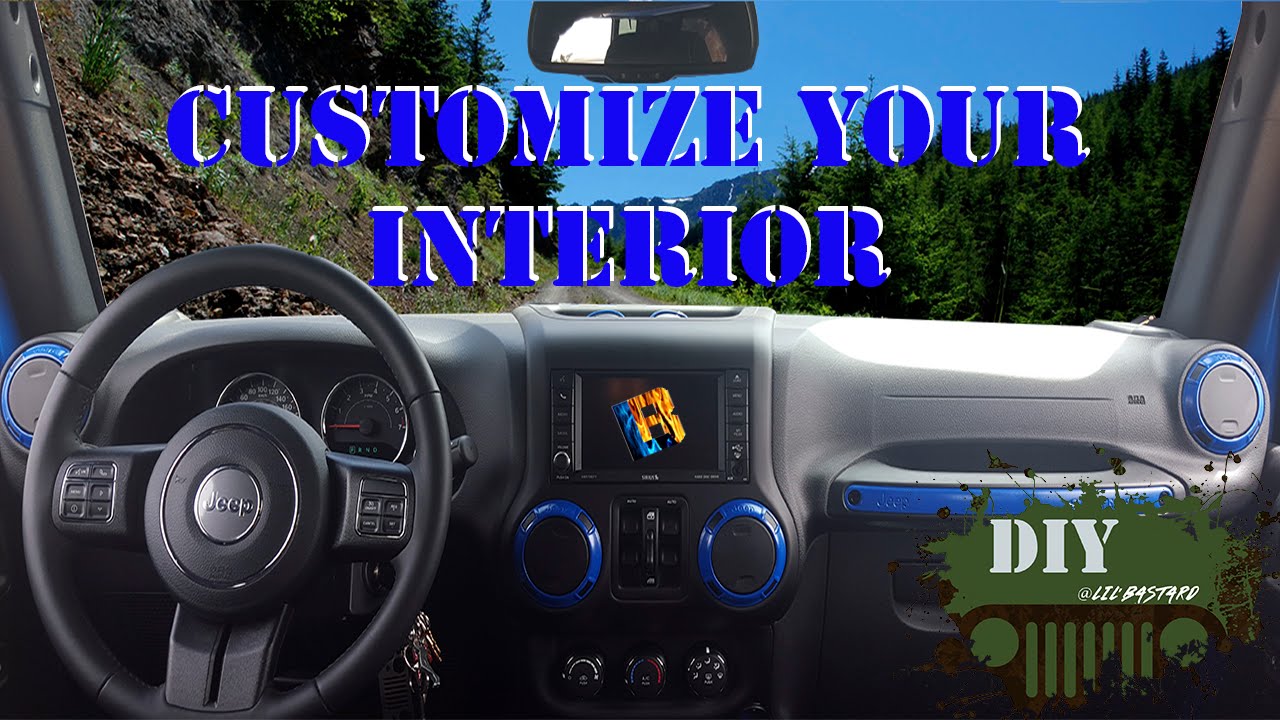Diy Customizing Jeep Wrangler Jk Interior Youtube