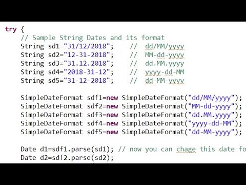 How To Convert String Date To Date In Java Intact Abode Youtube