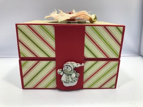 Christmas Gift Box Tutorial Youtube