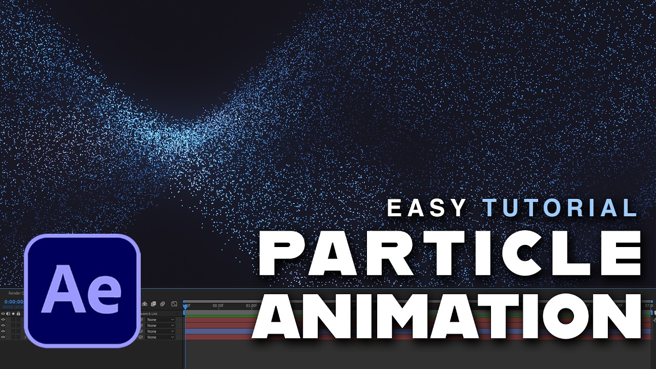 After Effects Particles Tutorial Particle Animation With No Plug Ins