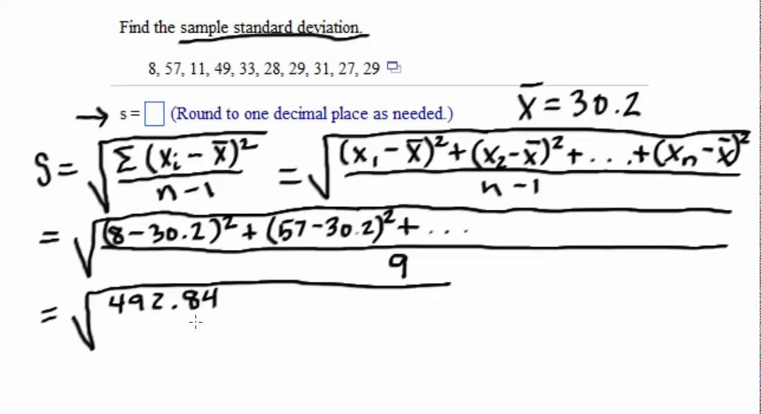 Population Standard Deviation