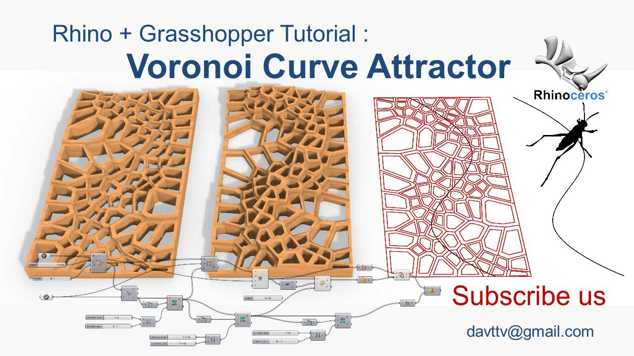 Voronoi Attractor Wb Grasshopper Grasshopper Rhino