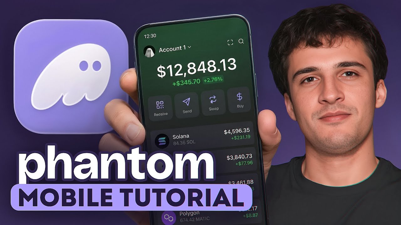 Phantom Mobile Wallet Tutorial Mobile Solana Wallet Guide Youtube