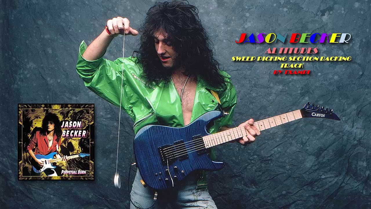 Jason Becker Altitudes Sweep Picking Arpeggios Section Solo Extended