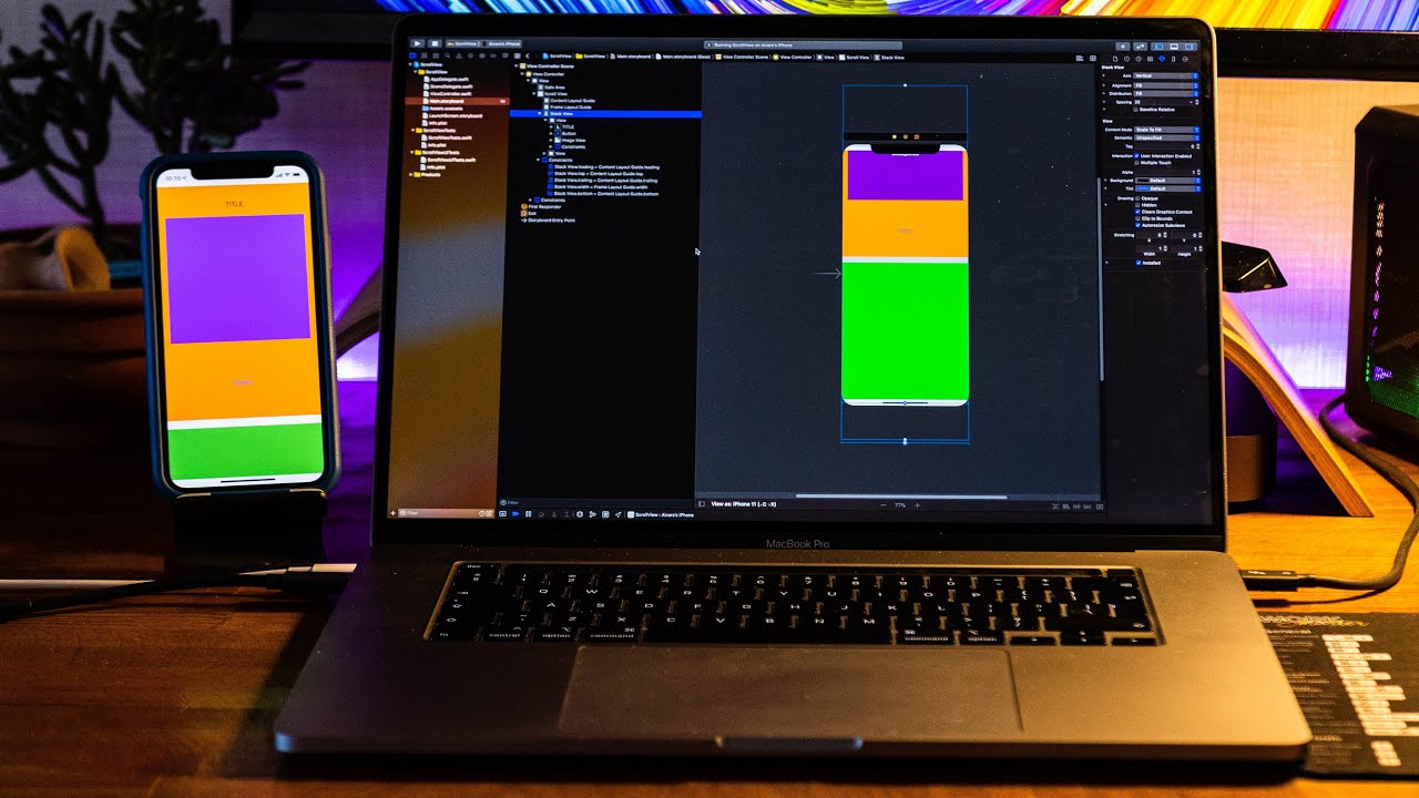 Scrollview Autolayout In Storyboard Xcode 11 Youtube