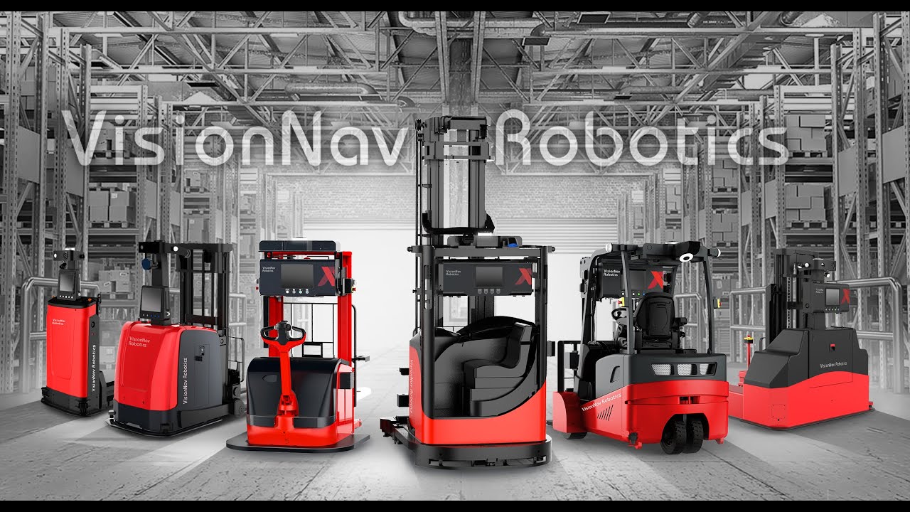 Visionnav Robotics Driverless Autonomous Forklift Truck Agv Amr For