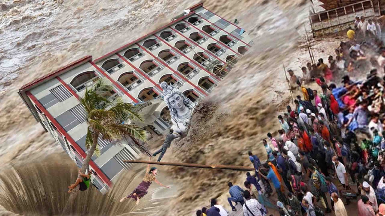 Destroyed In Seconds Most Crazy Monster Flash Floods In Bhutan Capital