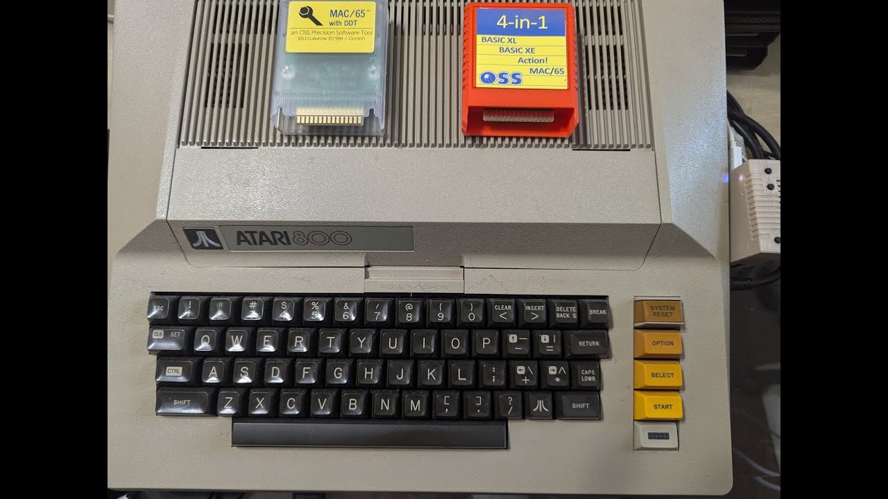 Mac 65 Assembler Editor And Atari 8 Bit Machine Language Programming