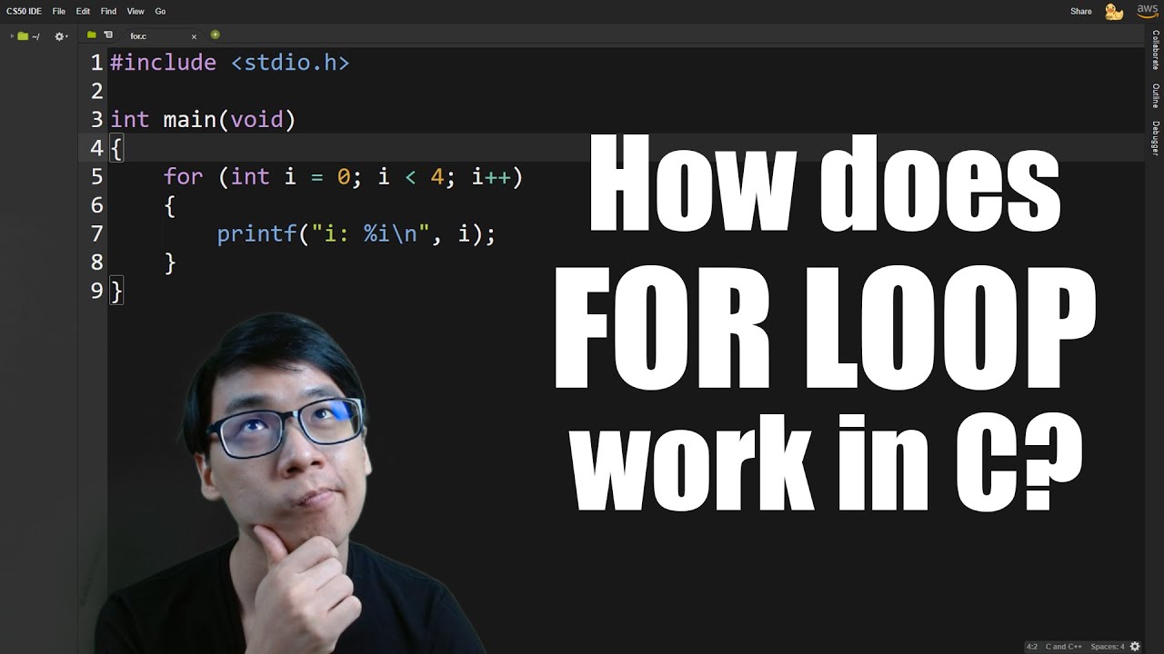 How Does For Loop Work In C Youtube