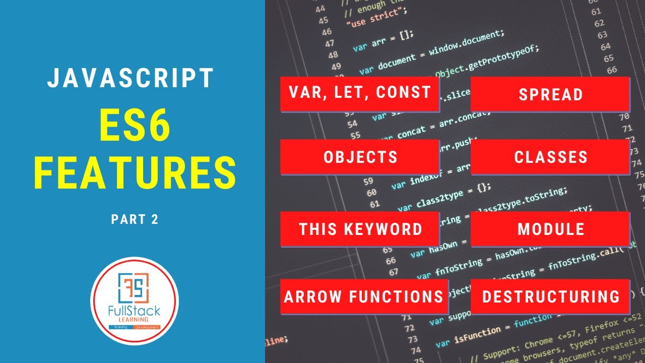 Javascript Es6 Features Part 1 Object Oriented Javascript Youtube