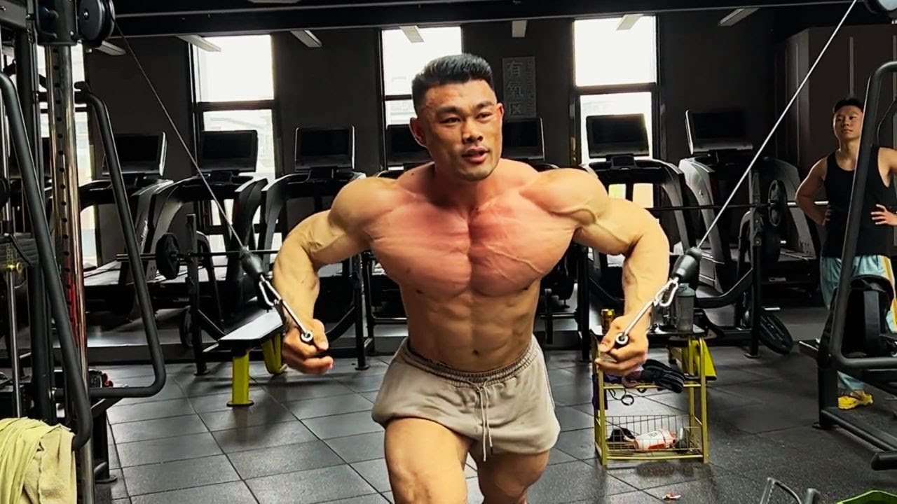 Chinese Bodybuilder Workout 46 Youtube