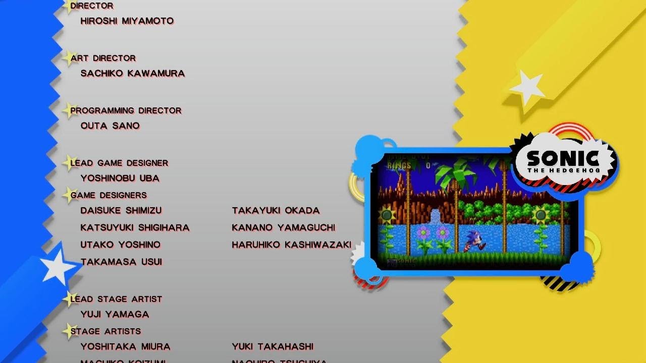 Sonic X Shadow Generations Sonic Generations End Credits Ps5 Youtube