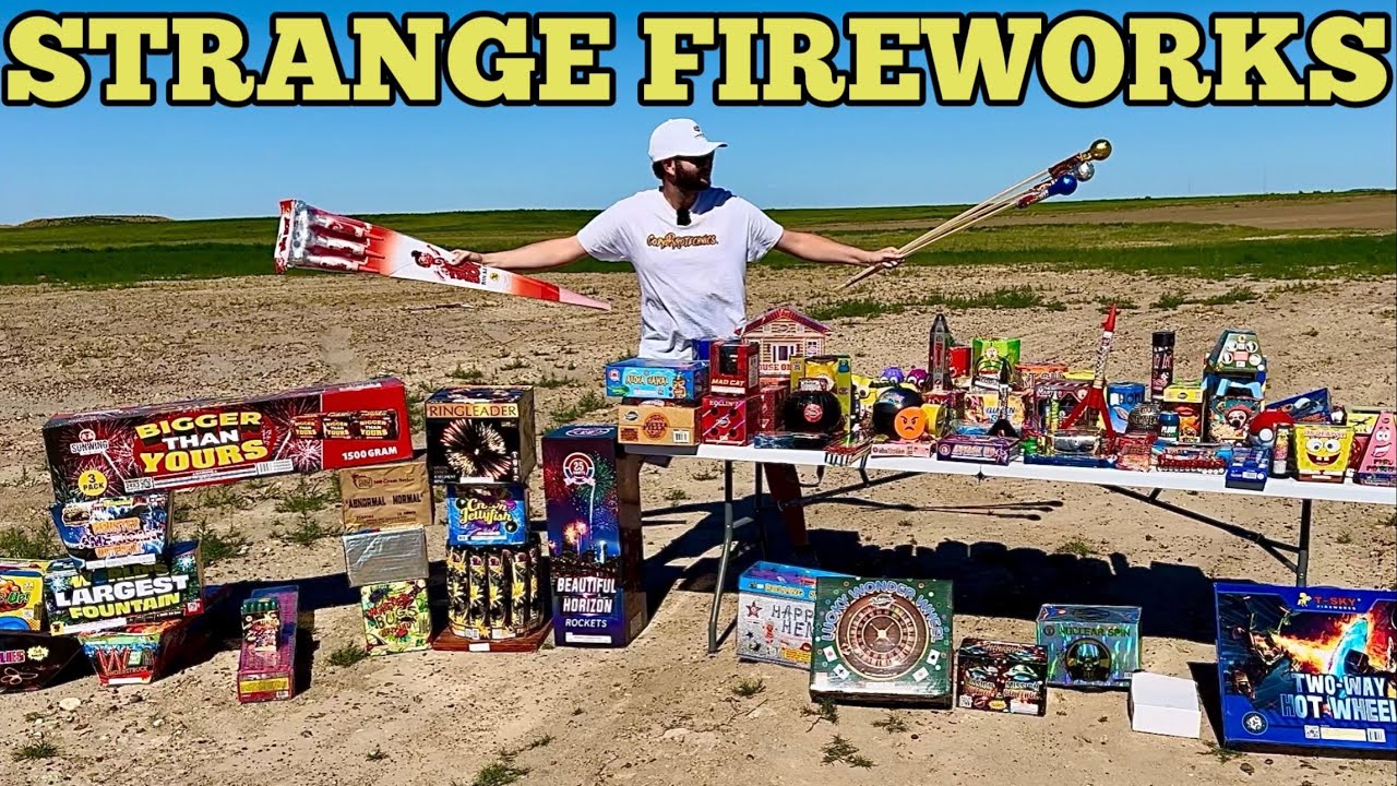 Testing Incredibly Strange Fireworks Youtube