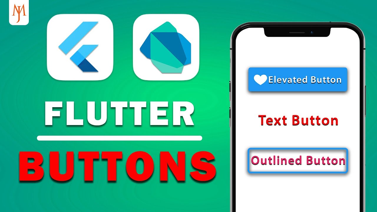 Flutter Buttons Elevatedbutton Textbutton Outlinedbutton Youtube