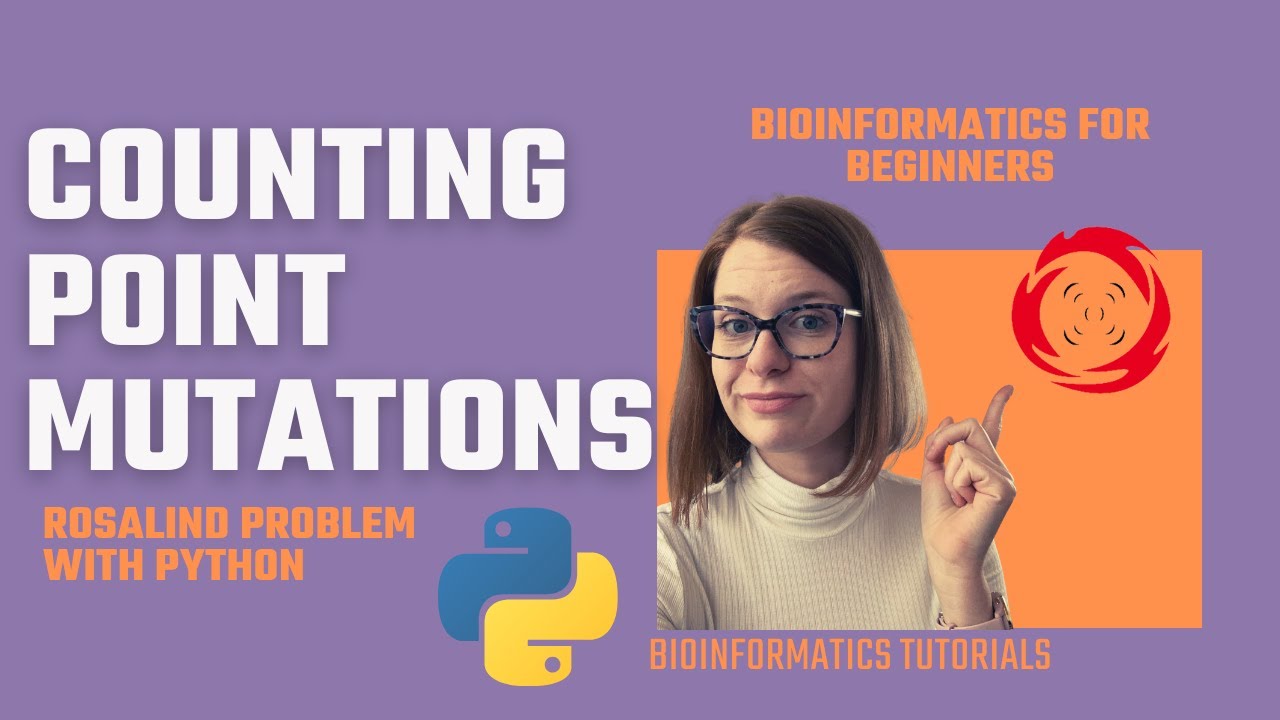 Bioinformatics Counting Point Mutations In Dna With Python Rosalind
