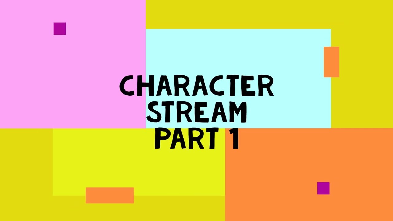 Java Character Stream Part 1 Youtube