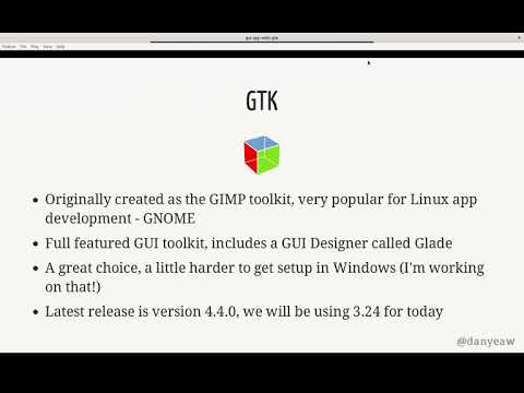 Build Gui Apps With Python And Gtk Youtube