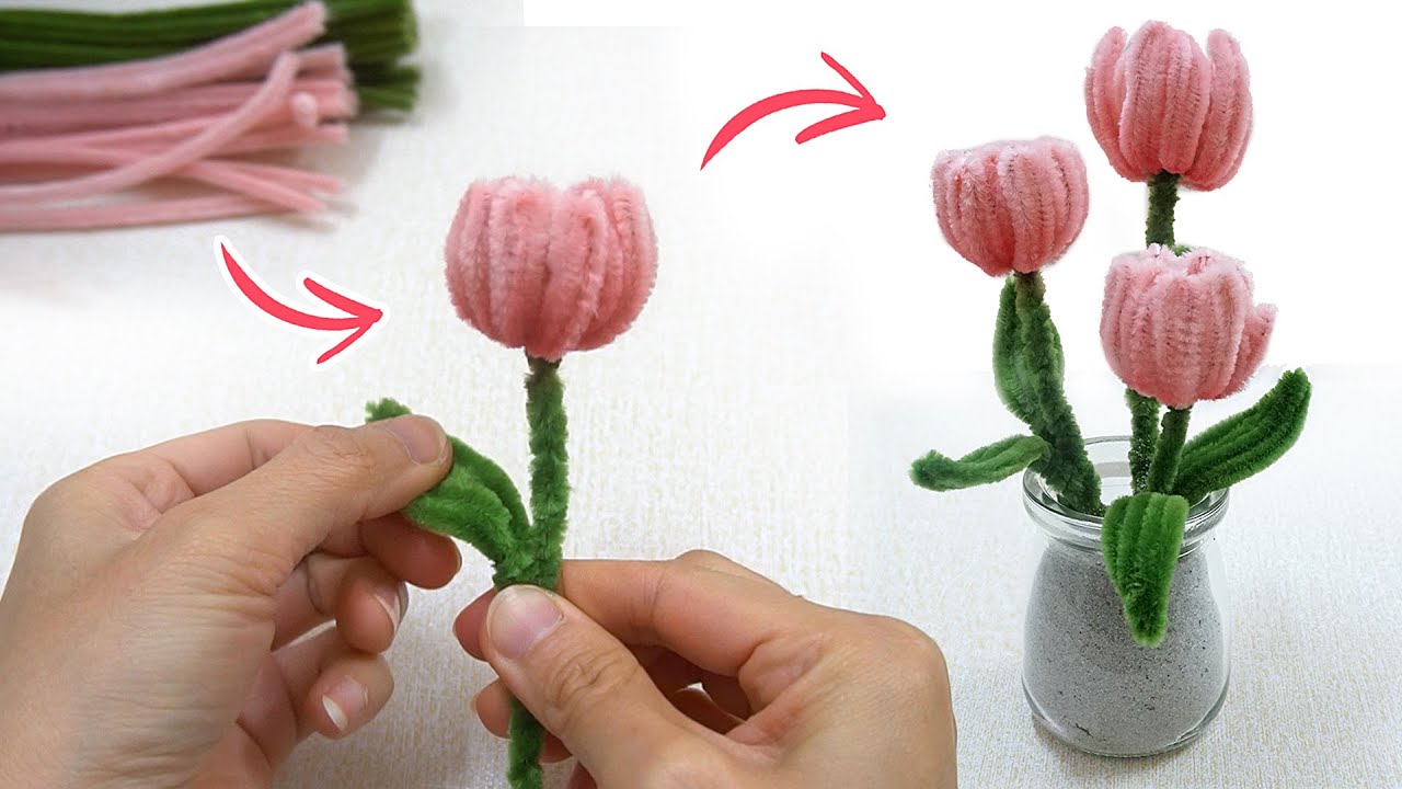 Pipe Cleaners Flowers