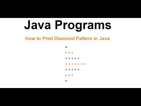 Java Pattern Numeric Diamond Part 1 Youtube