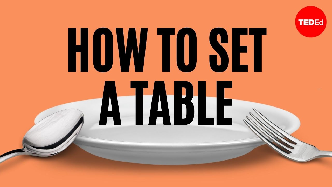 How To Set The Table Anna Post Youtube