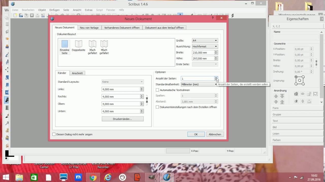 Scribus Tutorial Anleitung Deutsch Youtube