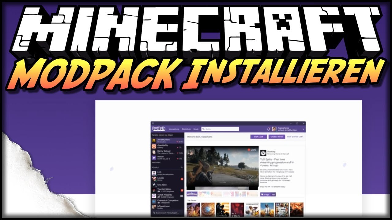 Modpacks Installieren Leicht Gemacht Minecraft Mod Schule Youtube