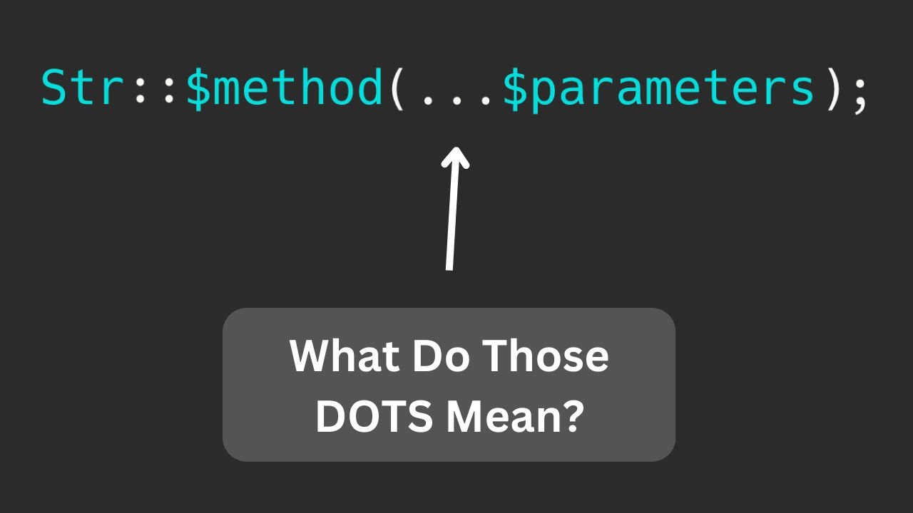 Splat Operator In Php Auto Unpack Arrays Youtube
