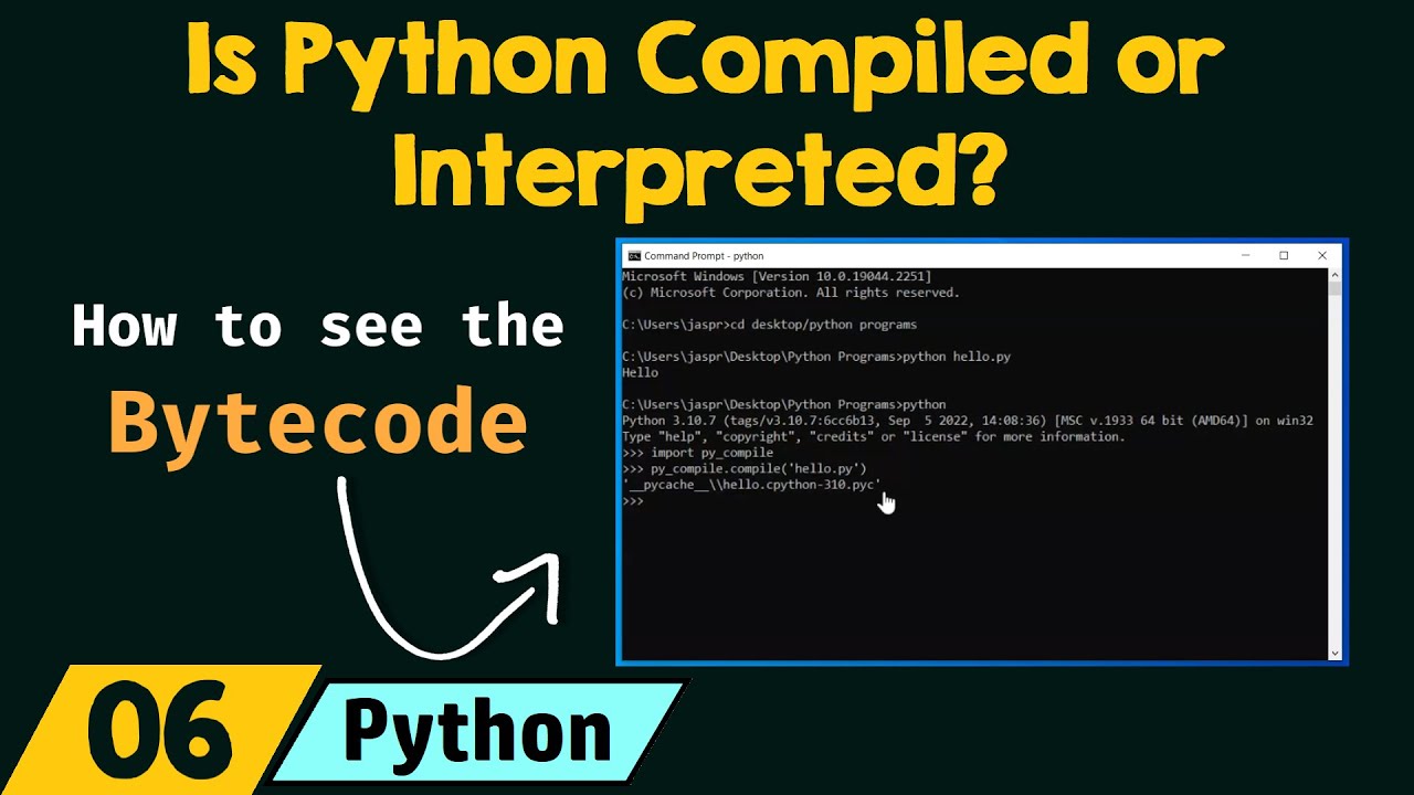 Is Python Compiled Or Interpreted Youtube