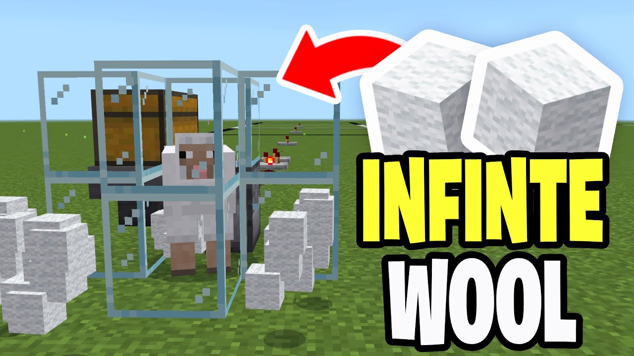 How To Make A Wool Farm In Minecraft Bedrock Tutorial Youtube