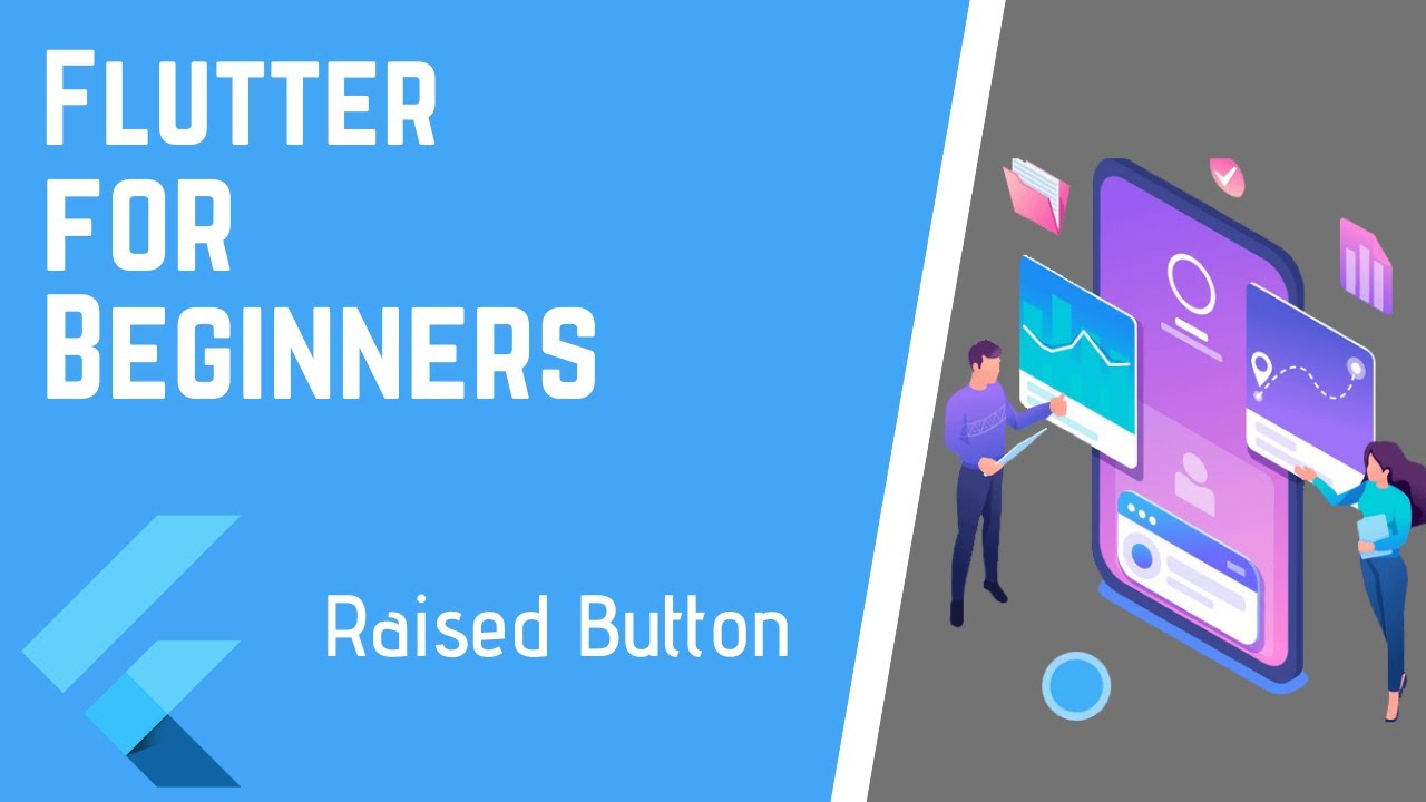 Flutter Beginners Course Raised Button Youtube