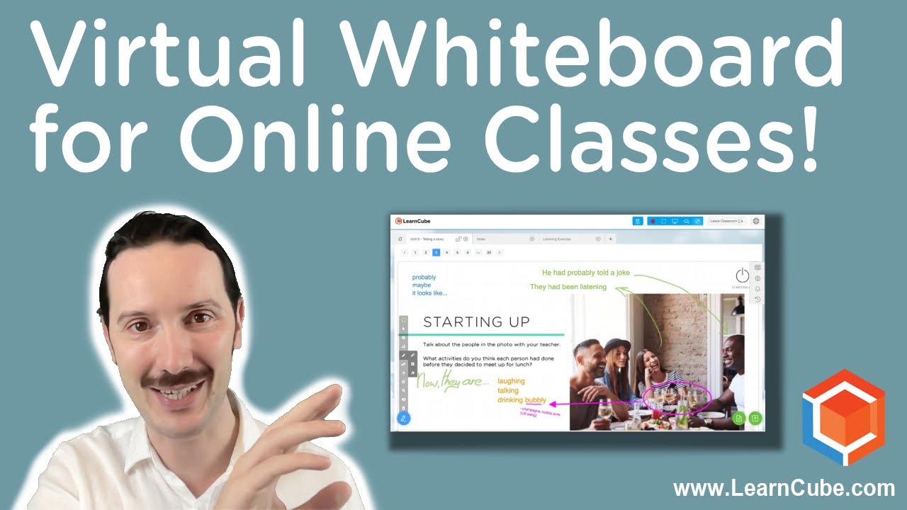 Learncube S Interactive Online Whiteboard Youtube
