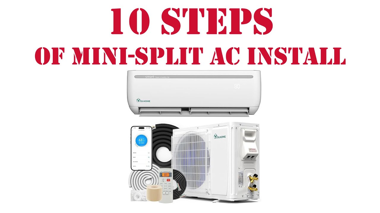 Diy Mini Split Installation Youtube