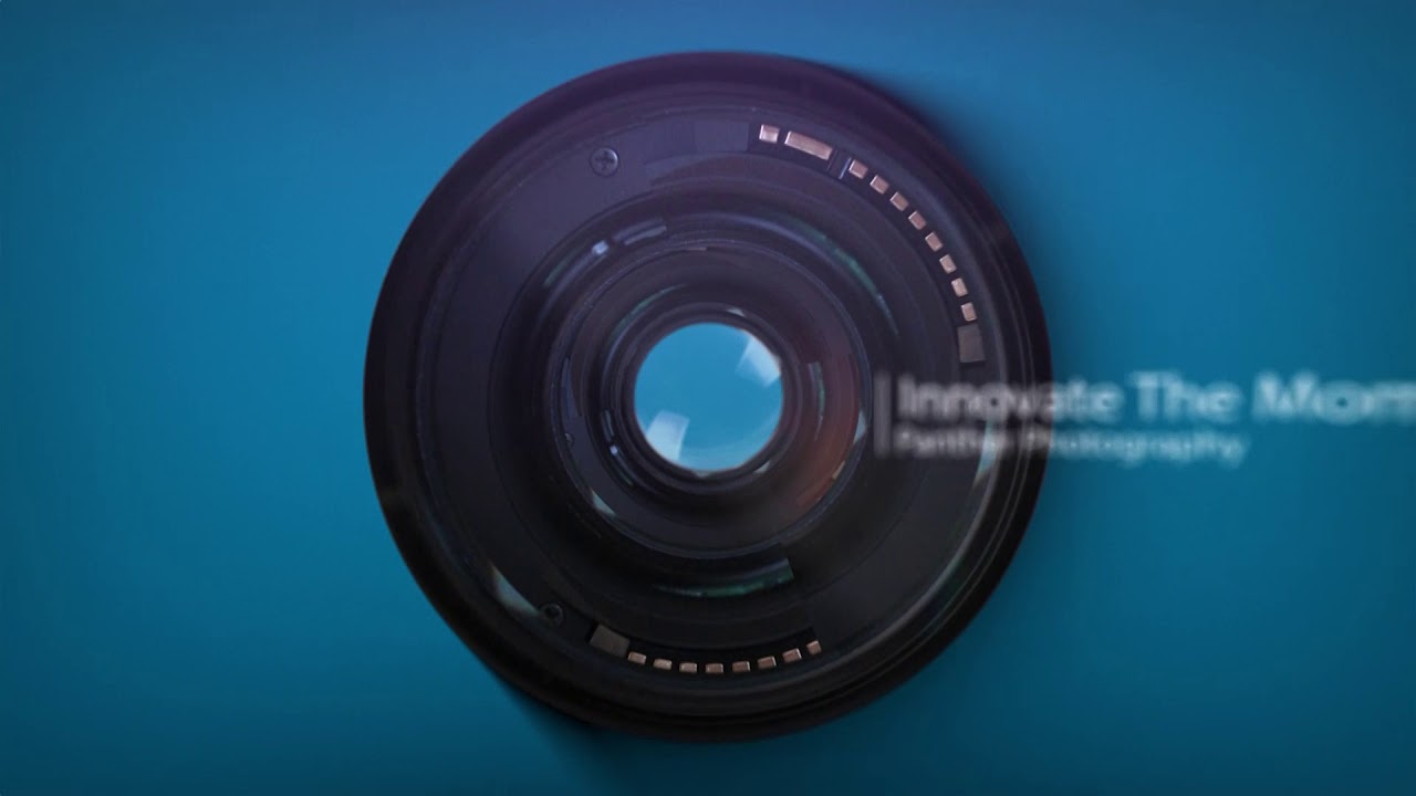 After Effects Tutorial Camera Lens Logo Reveal Animation In After