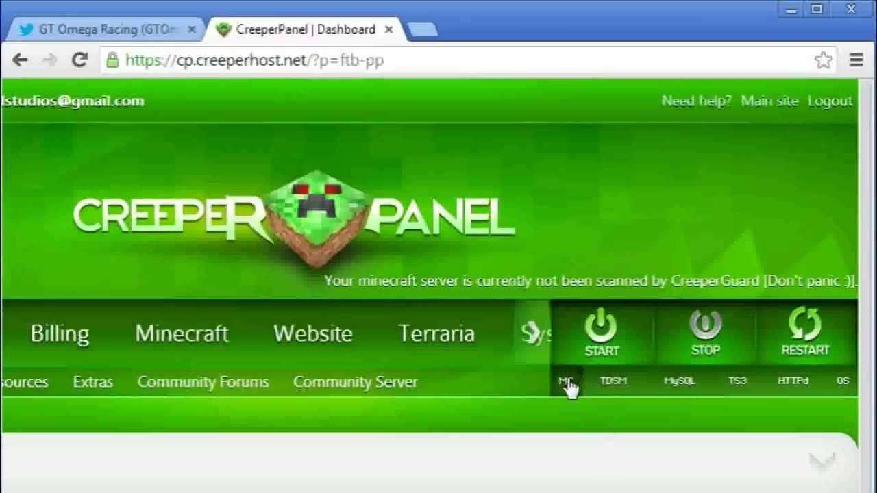 Creeperhost 1click Install Minecraft Ftb Server Youtube