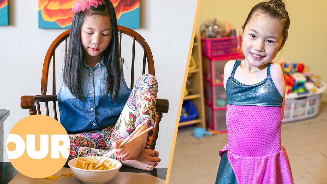 Inspirational Girl Born Without Arms Born Different Our Life