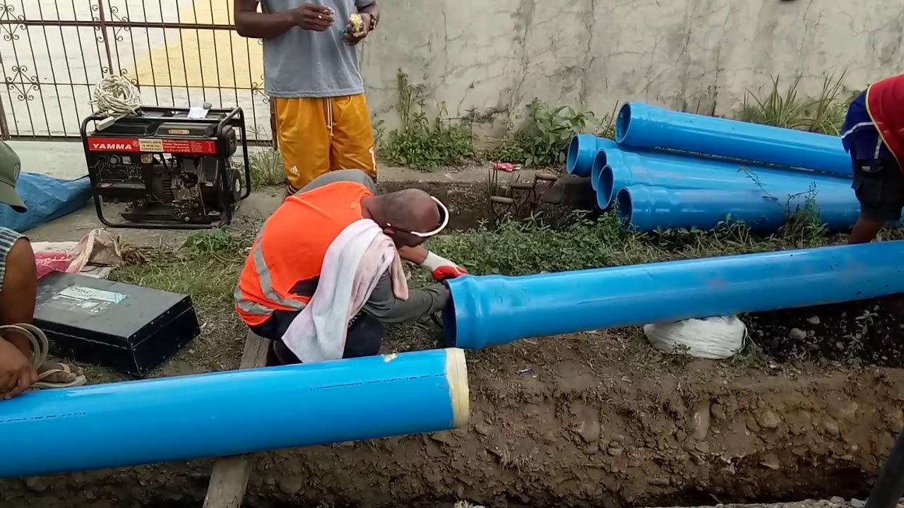 Upvc Pipe Installation Youtube