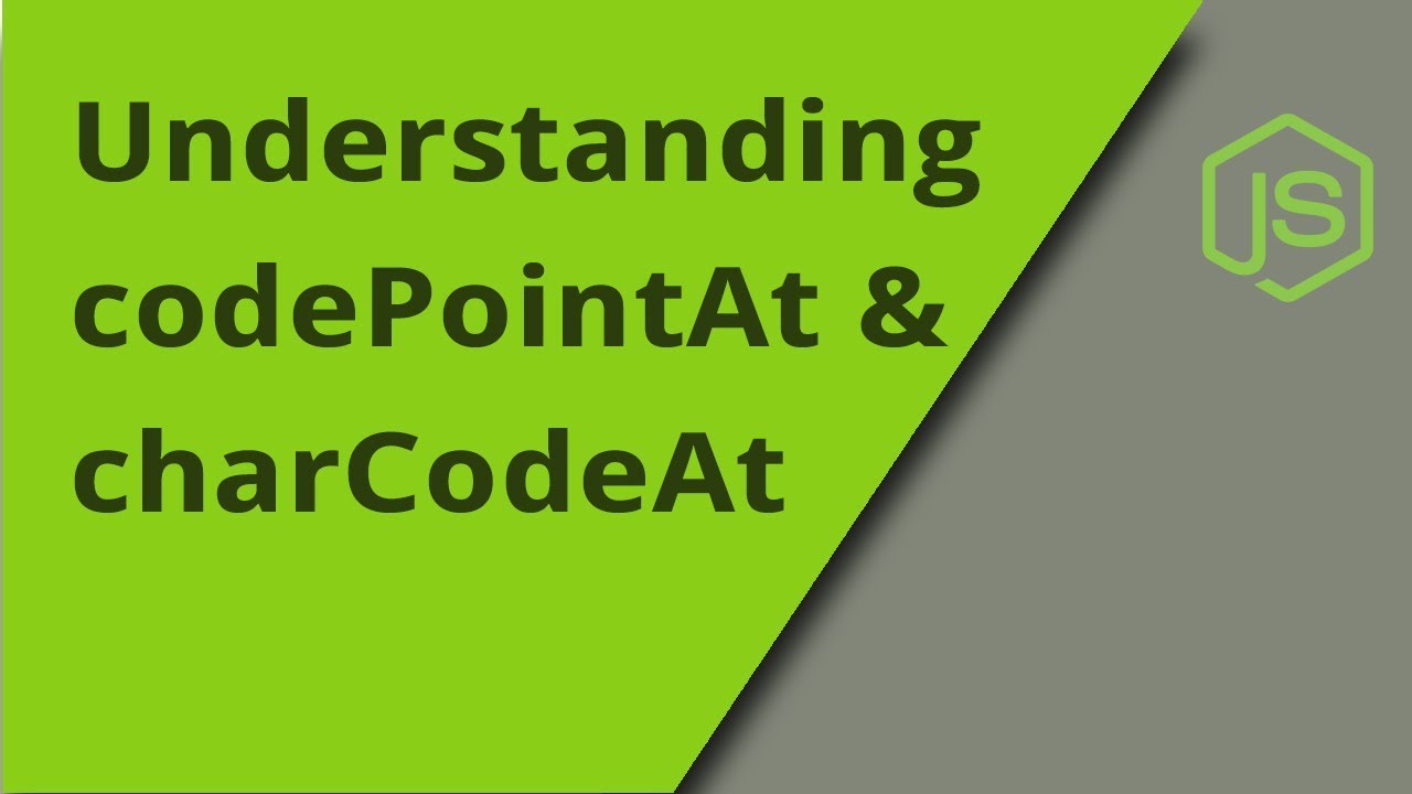 Understanding Charcodeat Vs Codepointat Youtube