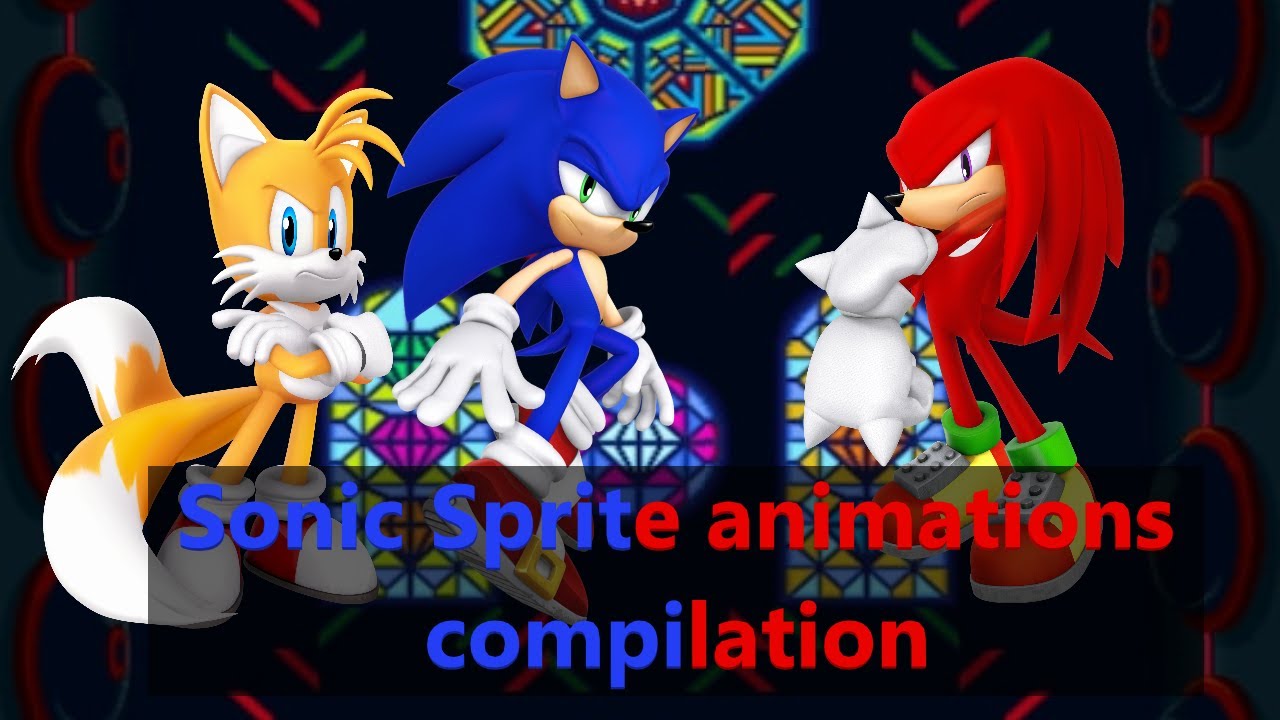 Sonic Sprite Animations Compilation Youtube