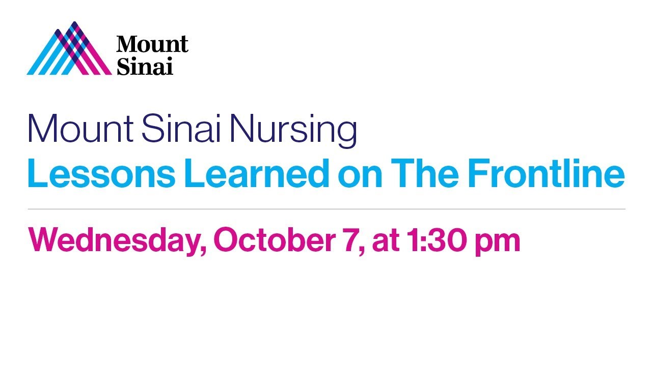 Nursing At Mount Sinai Mount Sinai New York