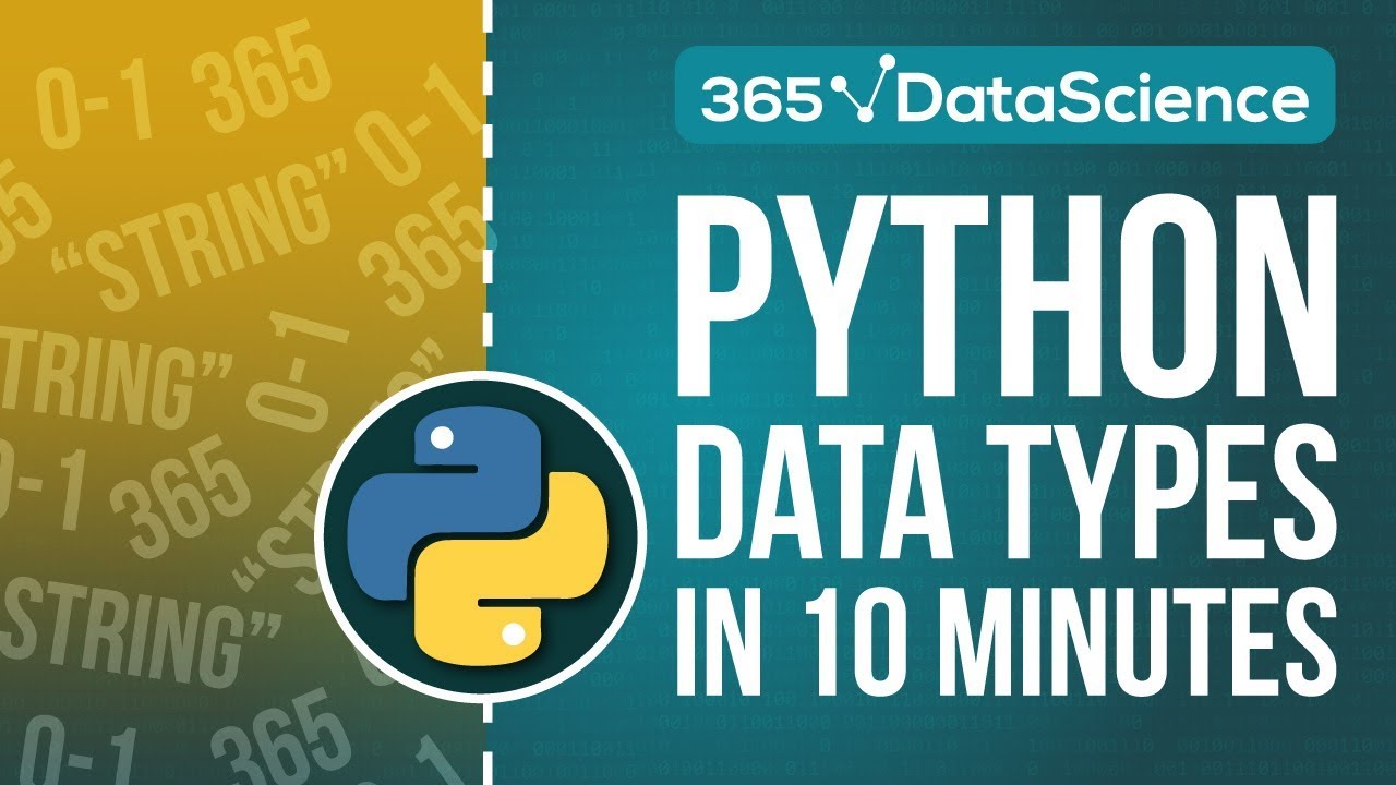 Python Tutorial For Beginners Understand Python Data Types In 10