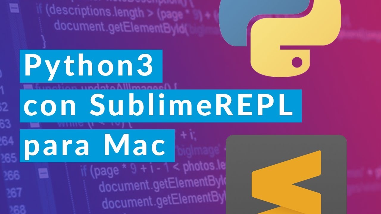 Sublimerepl Con Python 3 En Mac Youtube