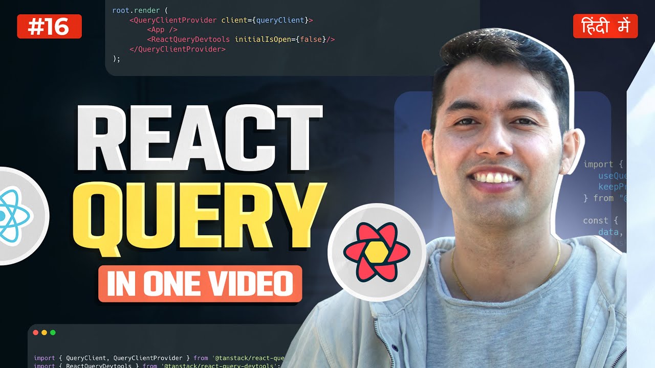 React Query Tanstack Full Course Tutorial In One Video Youtube