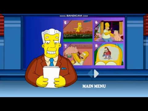 The Simpsons Movie Dvd Menu Walkthrough Youtube