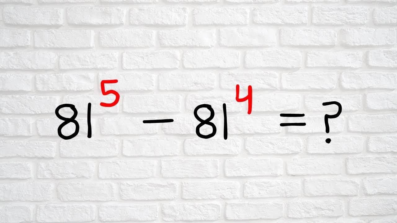 Poland A Nice Algebra Simplification Math Olympiad Youtube