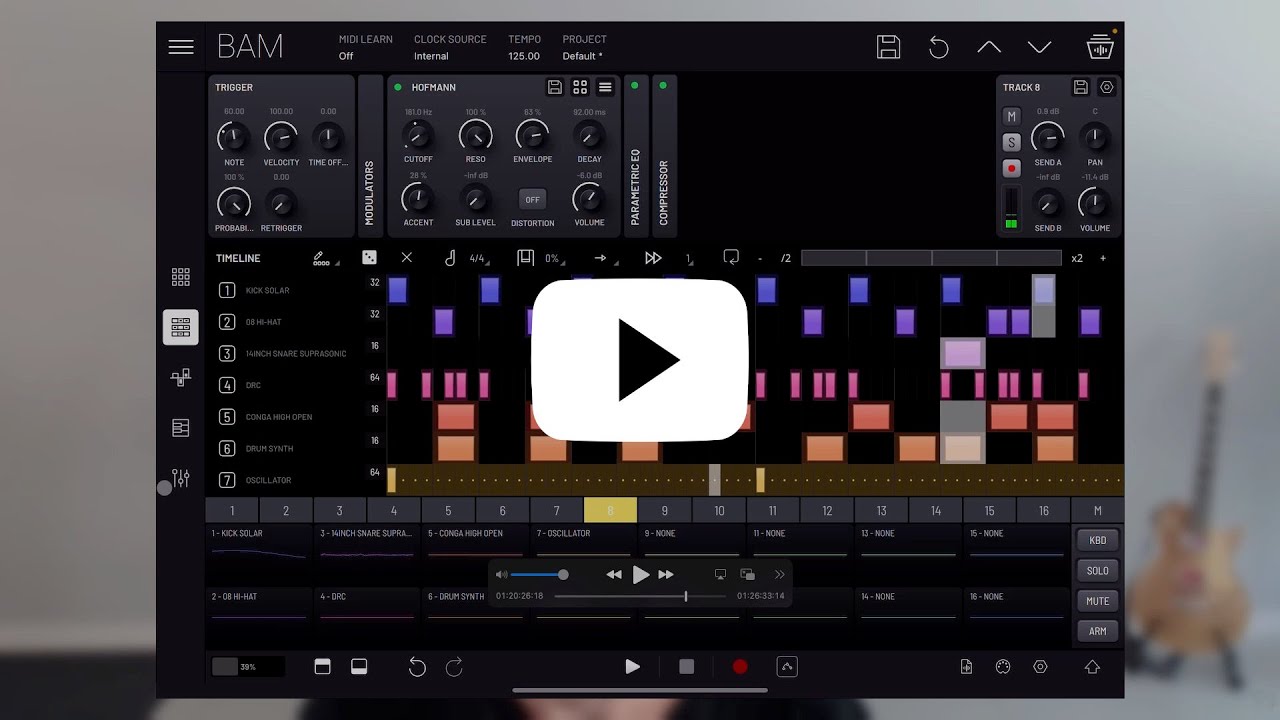 Beat Making Tutorial With Bam Beat Maker Music Maker Youtube