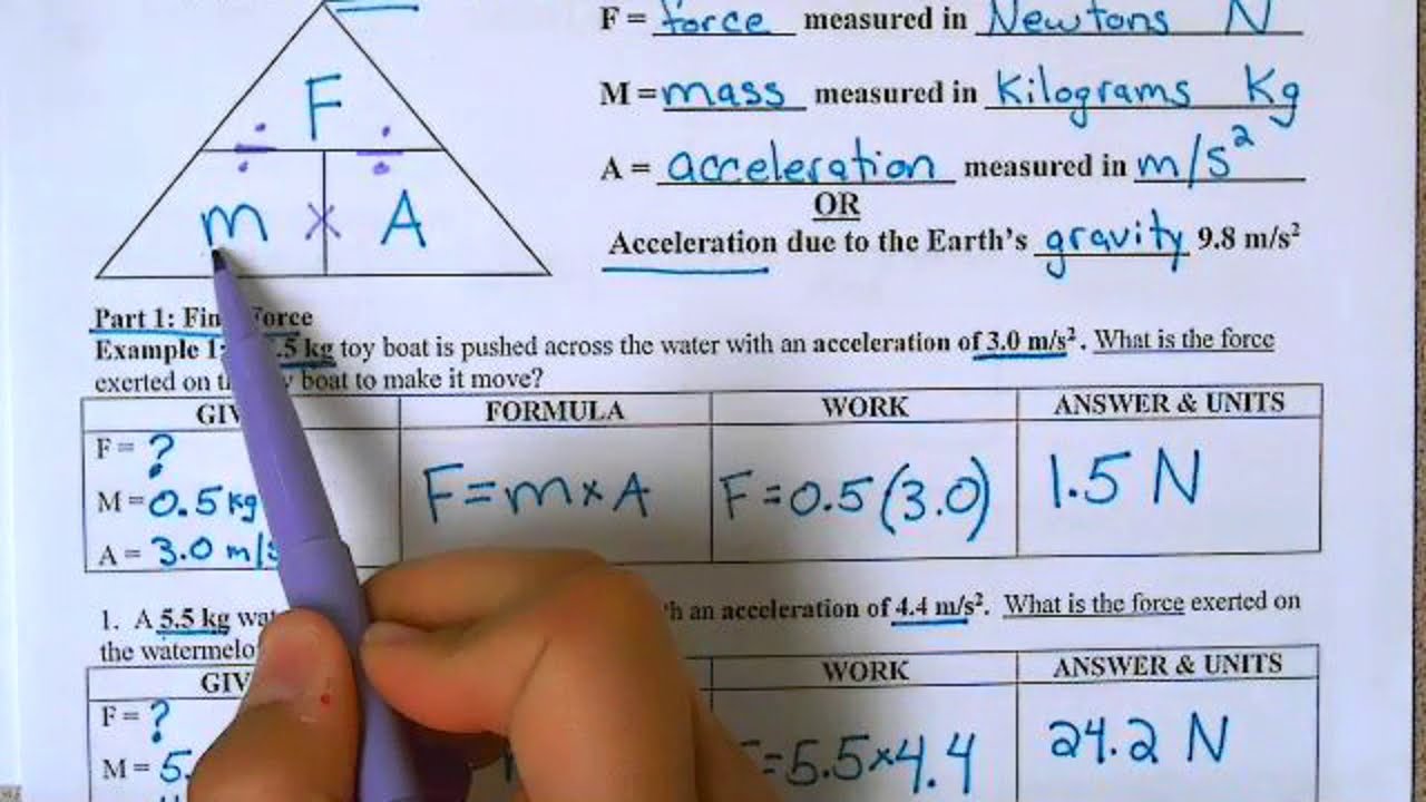 Calculating Acceleration Youtube
