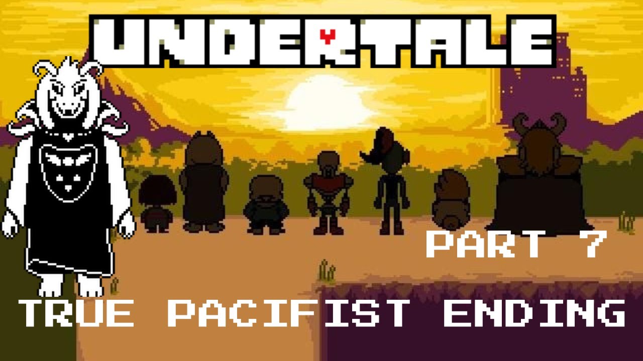 Undertale True Pacifist Ending Asriel Dreemurr Fight Youtube